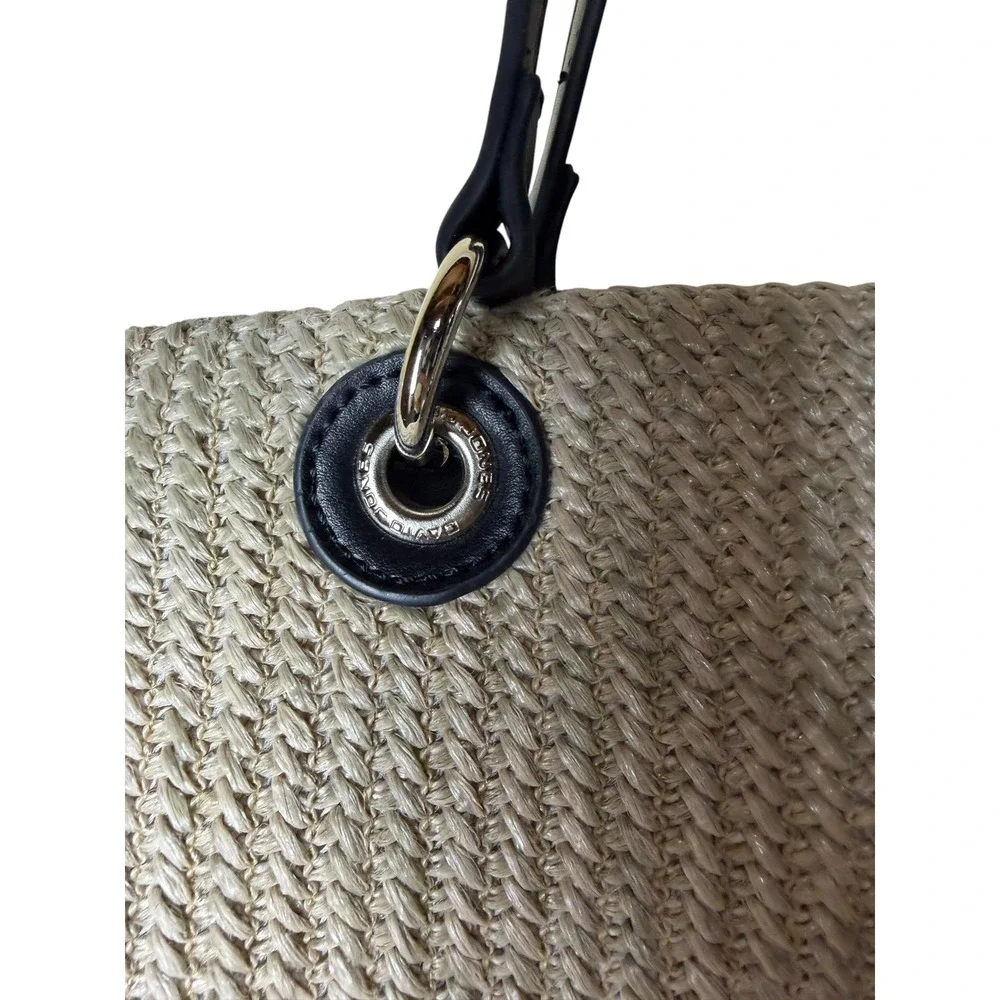 David Jones Paris | Bags | David Jones Paris Woven Straw Tote Bag Black ...